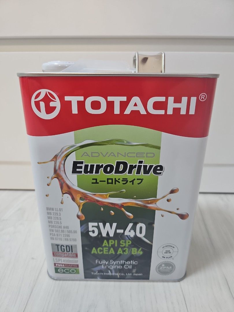 Totachi EuroDrive 5W-40, Car Accessories, Car Workshops & Services on ...
