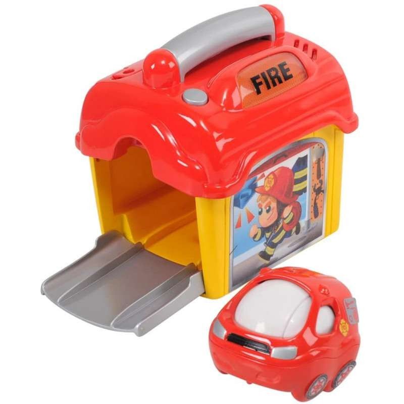 Toy Car Pop out Rescue Fire Station with sounds and light for kids ...