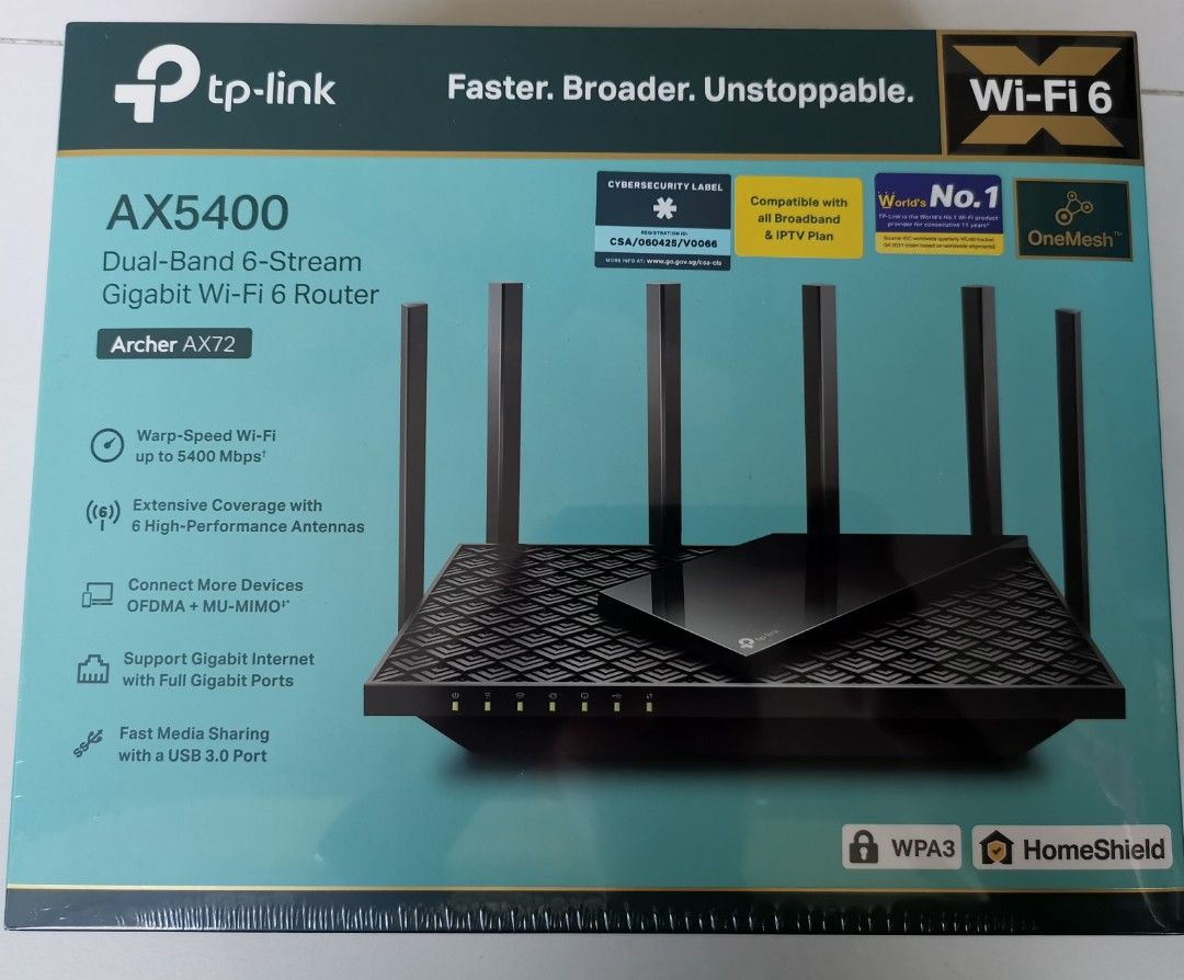 TP Link AX5400 WiFi6 router, Computers & Tech, Parts & Accessories ...