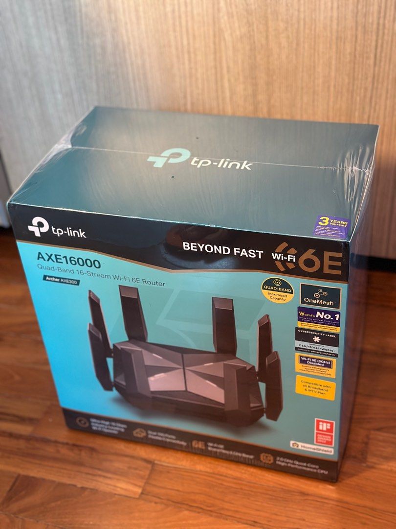 TP-Link AXE16000 Archer AXE300 Quad-Band 16-Stream Wi-Fi 6E Router ...