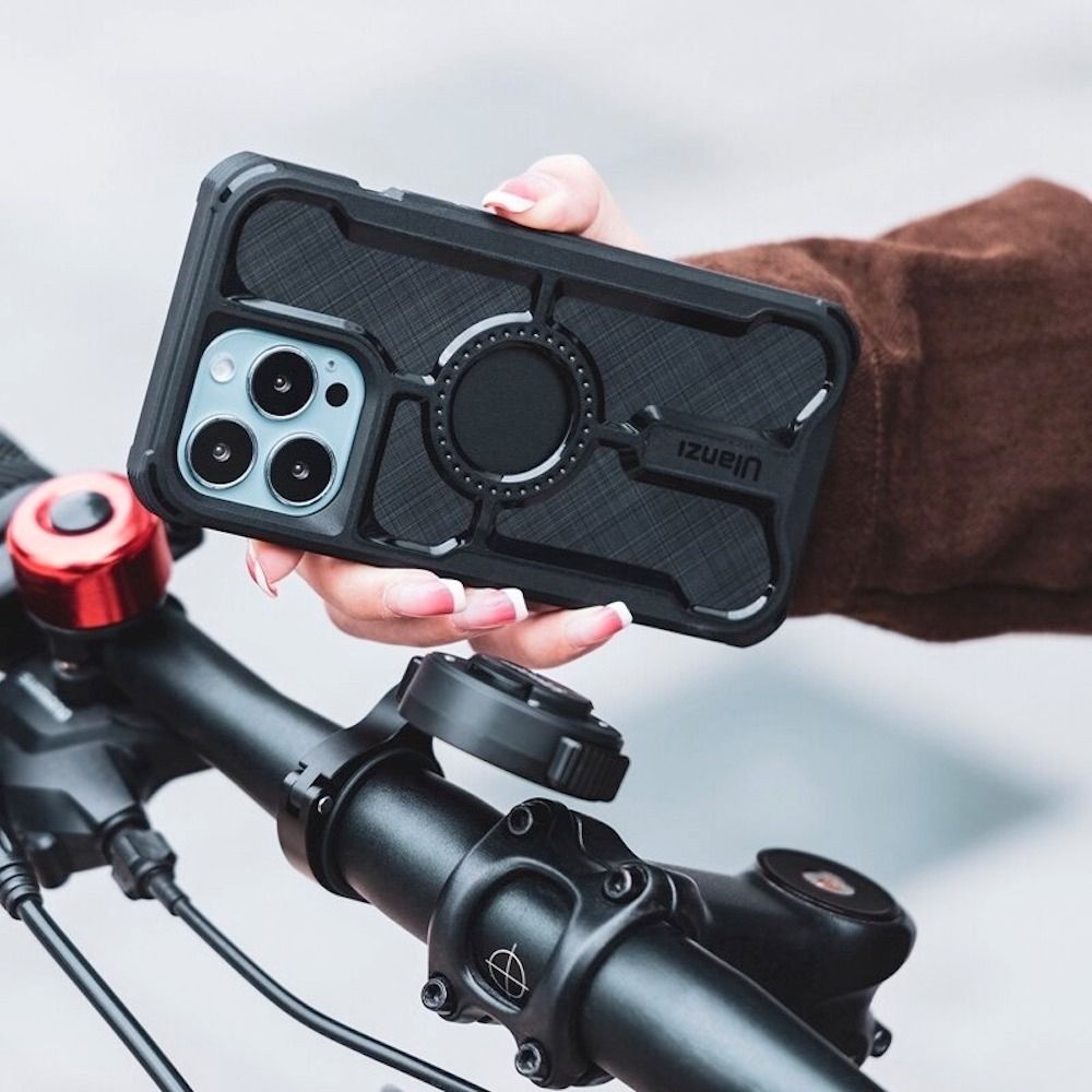 Ulanzi O-LOCK Bike Stand Quick Release Mount for Smartphone, Mobile ...