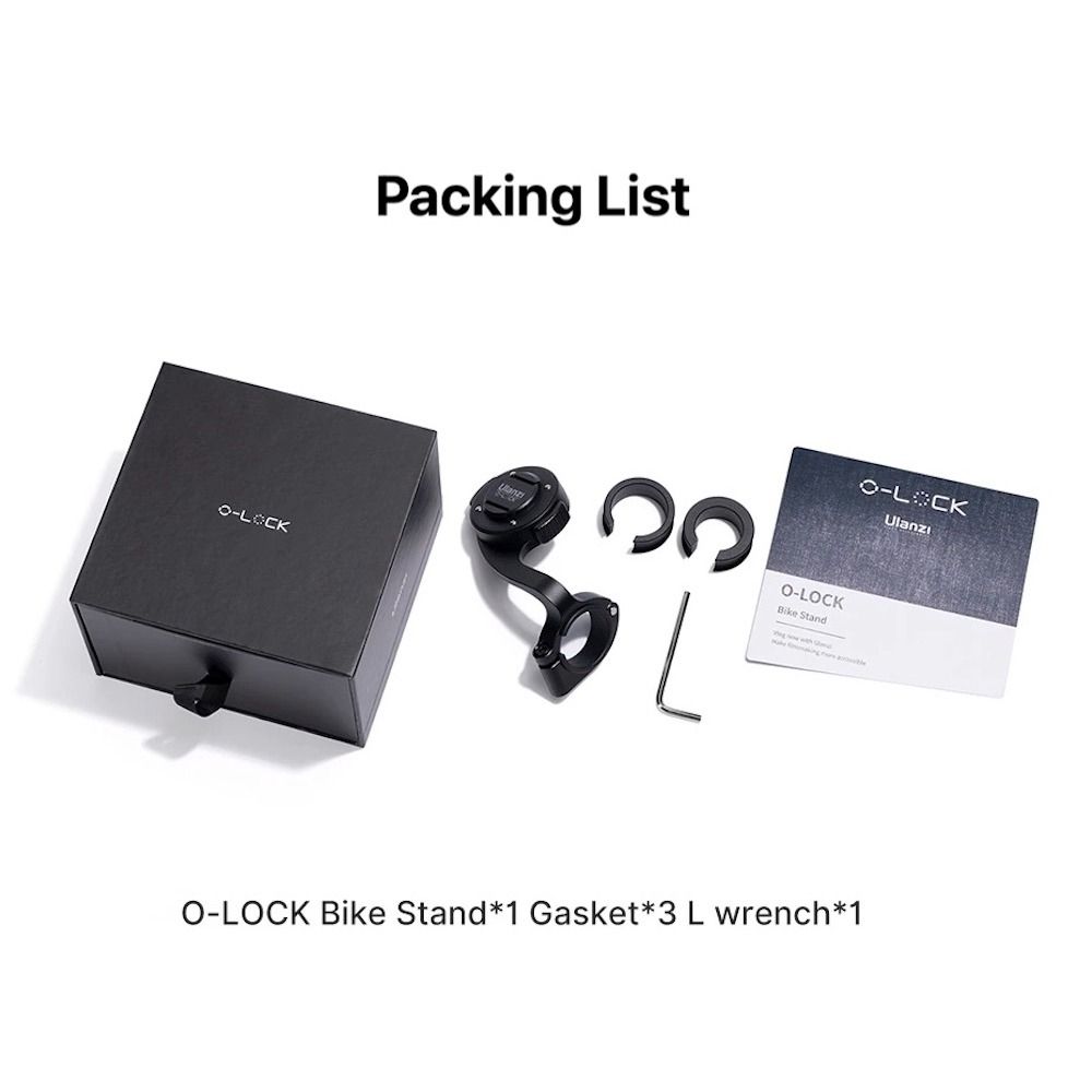 Ulanzi O-LOCK Bike Stand Quick Release Mount for Smartphone, Mobile ...