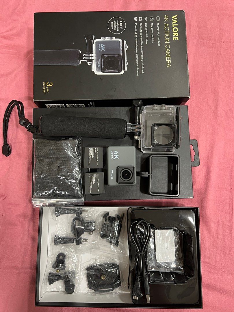 Valore 4K Action Camera VMS6t, Photography, Video Cameras on Carousell