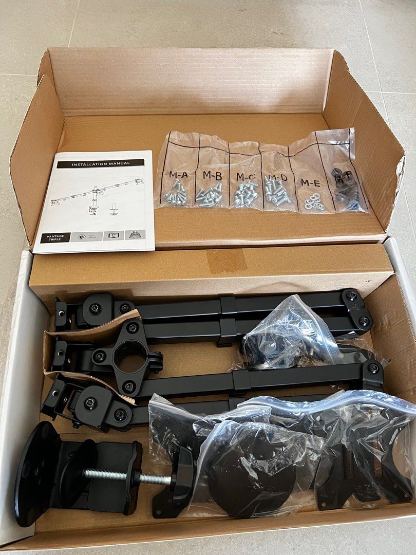 Vantage Triple Monitor Arms Prism+ (70% off retail) - Functional, comes ...