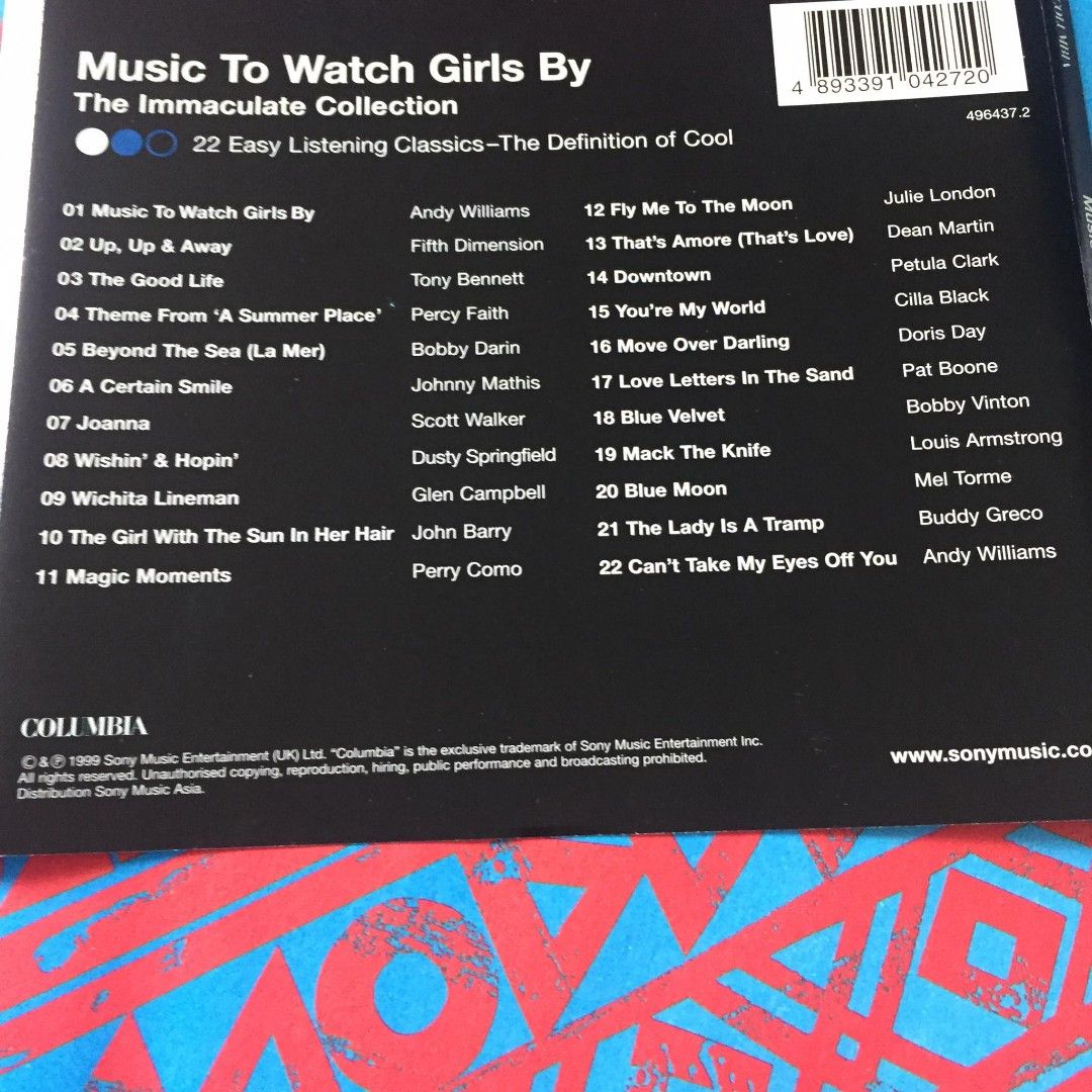 Various Artists CD: Music to Watch Girls By, Hobbies & Toys, Music ...