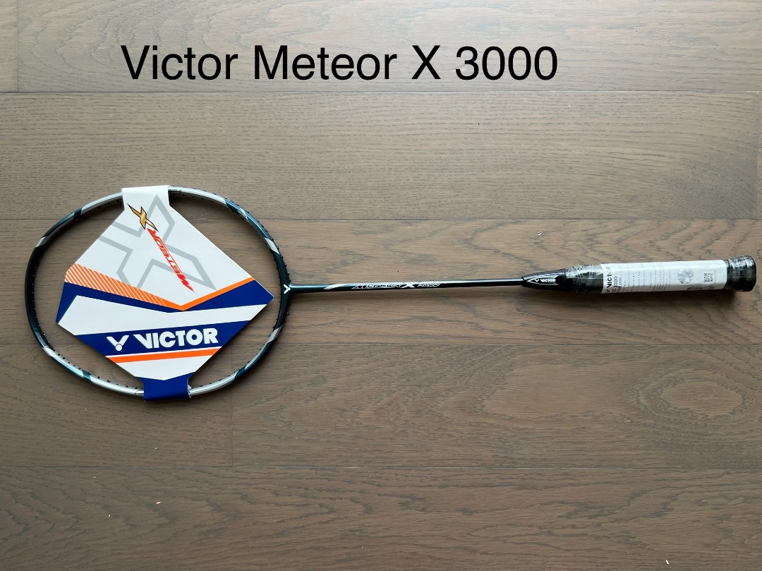 Genuine Victor Racket - Meteor X3000, Sports Equipment, Sports & Games ...