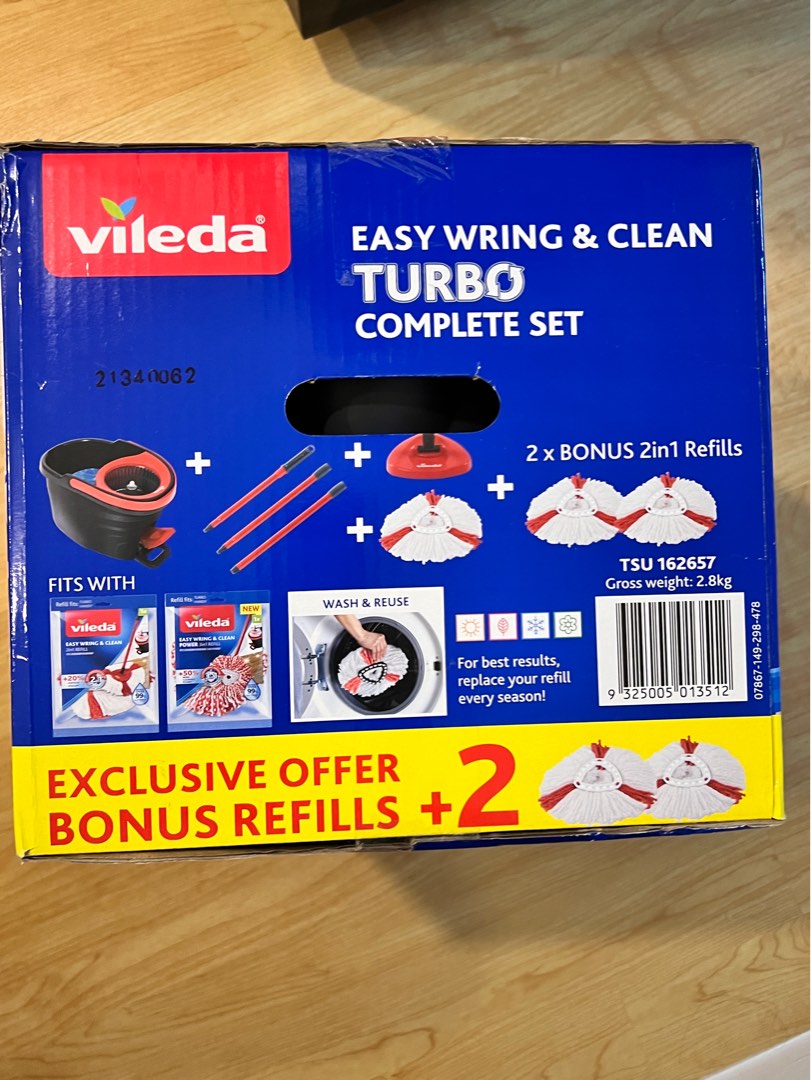 Vileda mop, Furniture & Home Living, Cleaning & Homecare Supplies ...