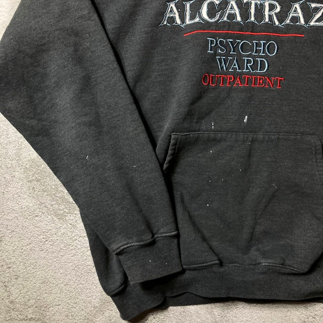 Vintage Alcatraz Psycho ward hoodie, Men's Fashion, Tops & Sets ...