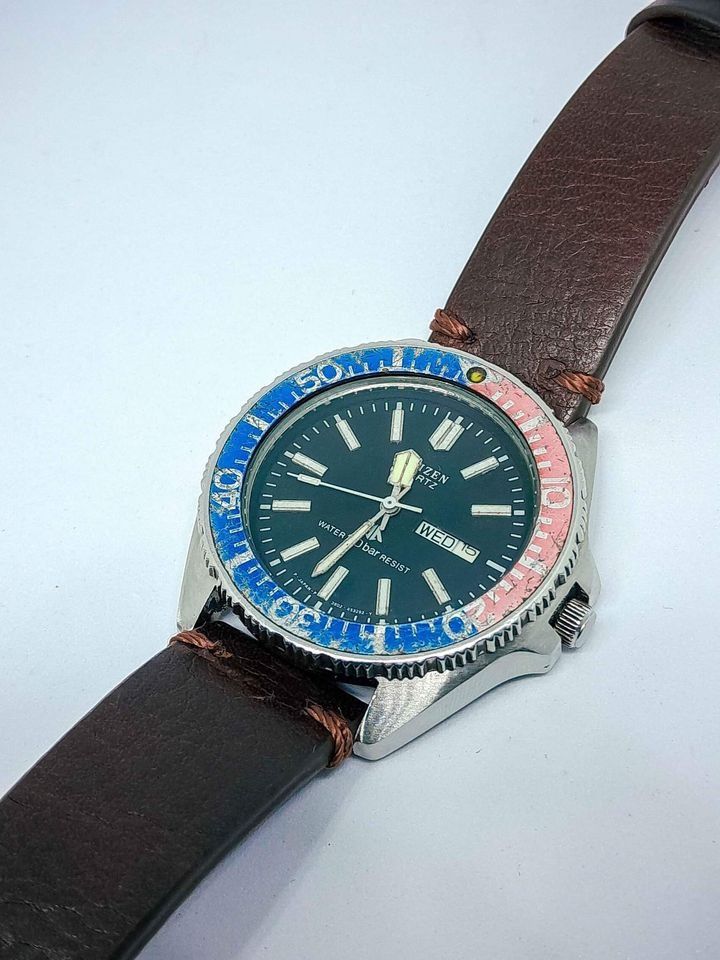 Vintage Citizen Diver 20M Quartz Watch, Men's Fashion, Watches ...