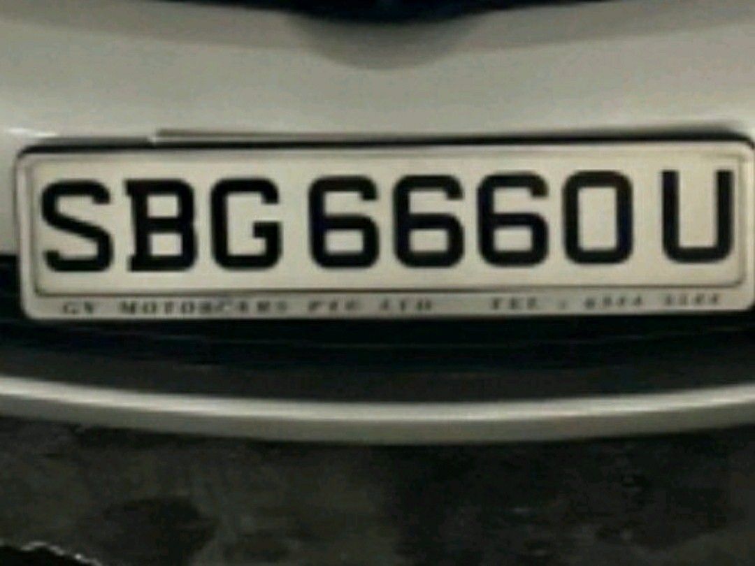 Vintage number plate with nice number, Car Accessories, Car Plates on ...