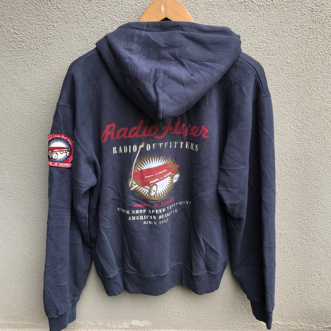 Vintage RADIO FLYER hoodie, Men's Fashion, Tops & Sets, Hoodies on ...