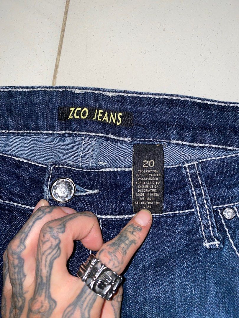 Vintage ZCO Jeans, Men's Fashion, Bottoms, Jeans on Carousell