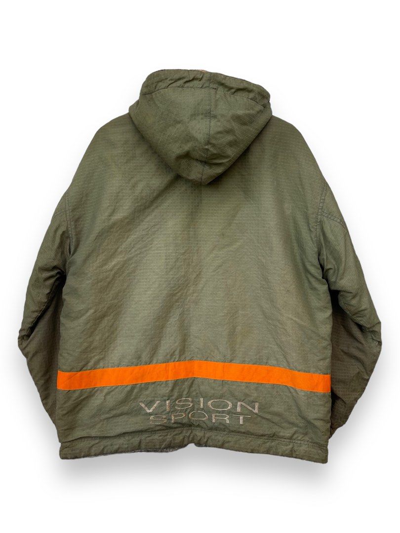 Vision Street Wear Reversible Hooded Jacket, Men's Fashion, Coats ...