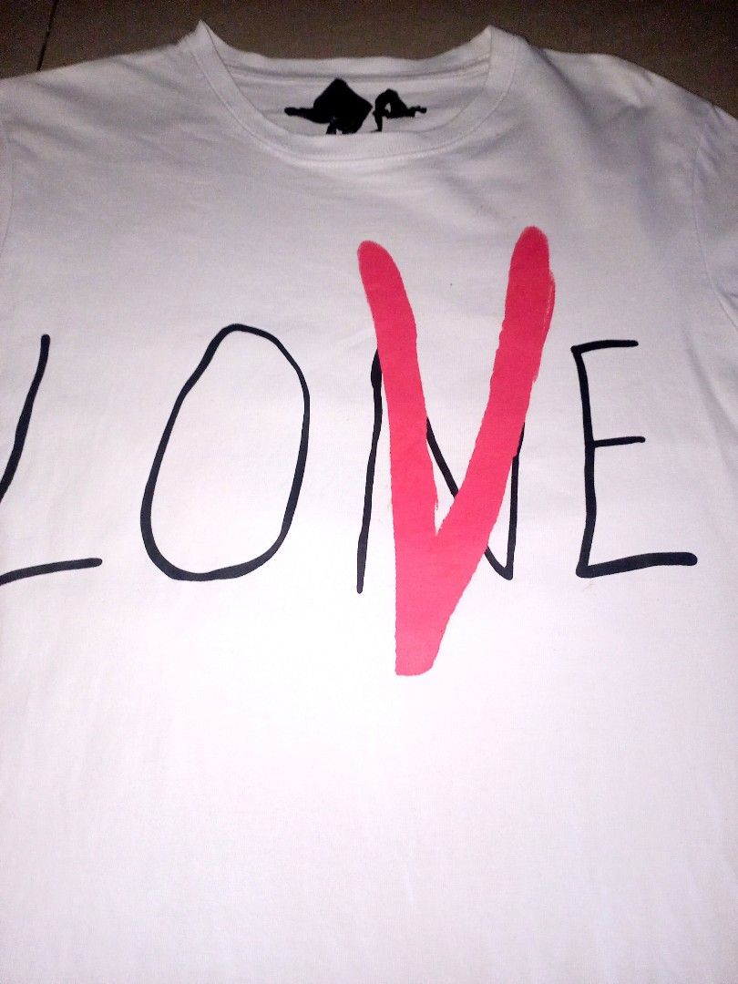 VLONE Love Big V Logo Tee, Women's Fashion, Tops, Shirts on Carousell