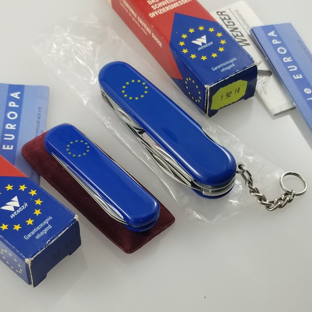 Wenger Europa Star Series blue swiss army knife exporer super tinker ...