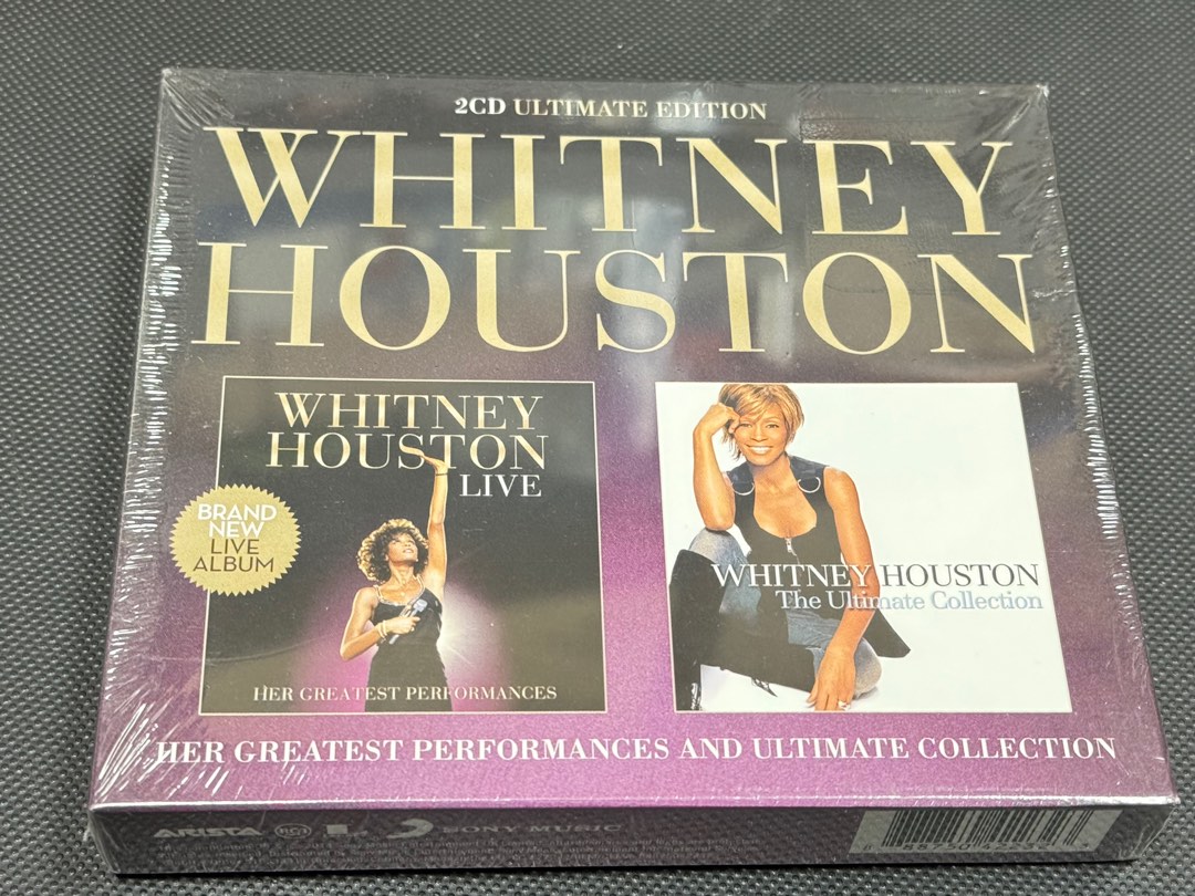 WHITNEY HOUSTON 2CD ULTIMATE EDITION - LIVE & ULTIMATE COLLECTION 2CD ...