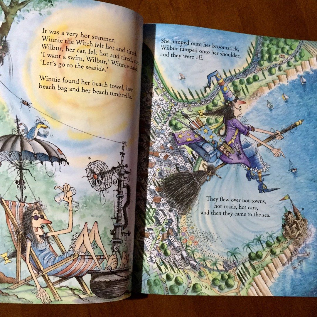 Winnie At The Seaside by Valerie Thomas and Korky Paul, Hobbies & Toys ...