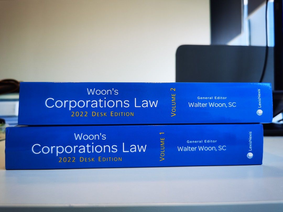 Woon's Corp Law 2022 (Vol 1 + Vol 2), Hobbies & Toys, Books & Magazines ...