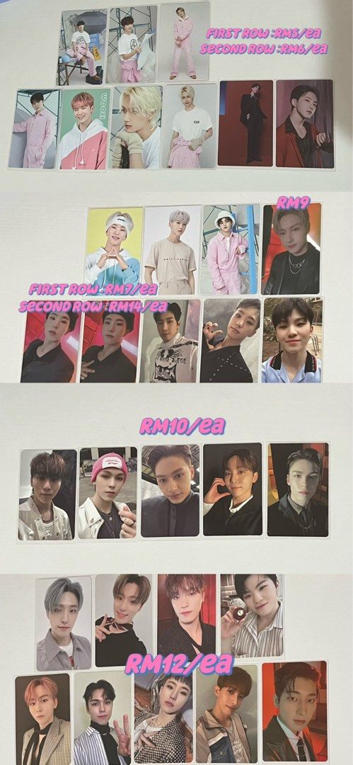 【WTS】SEVENTEEN Photocard & Postcard, Hobbies & Toys, Collectibles ...