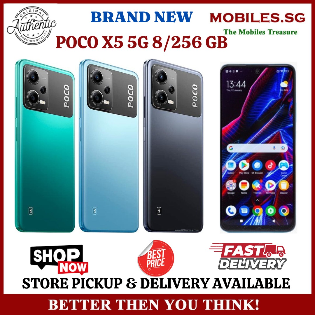 Xiaomi Poco X5 Black 256 GB, Mobile Phones & Gadgets, Mobile Phones ...