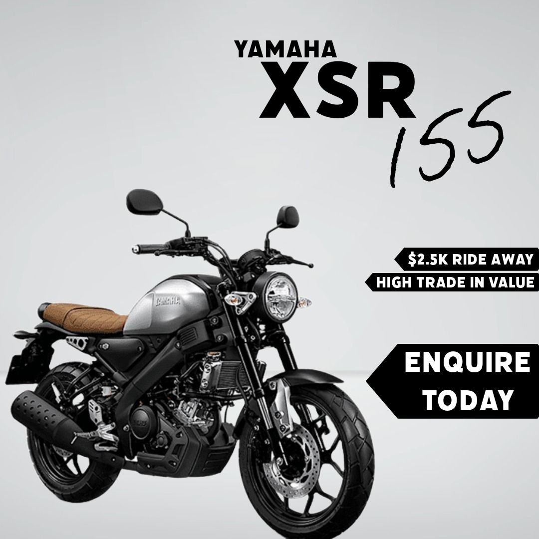 YAMAHA XSR 155 READY STOCK, Motorcycles, Motorcycles for Sale, Class 2B ...