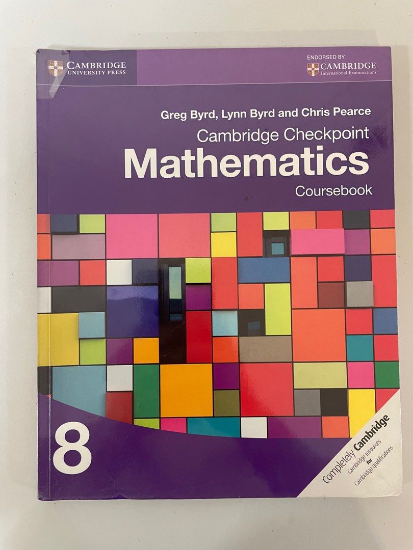 Year 8 Cambridge Checkpoint Mathematics Textbook, Hobbies & Toys, Books ...