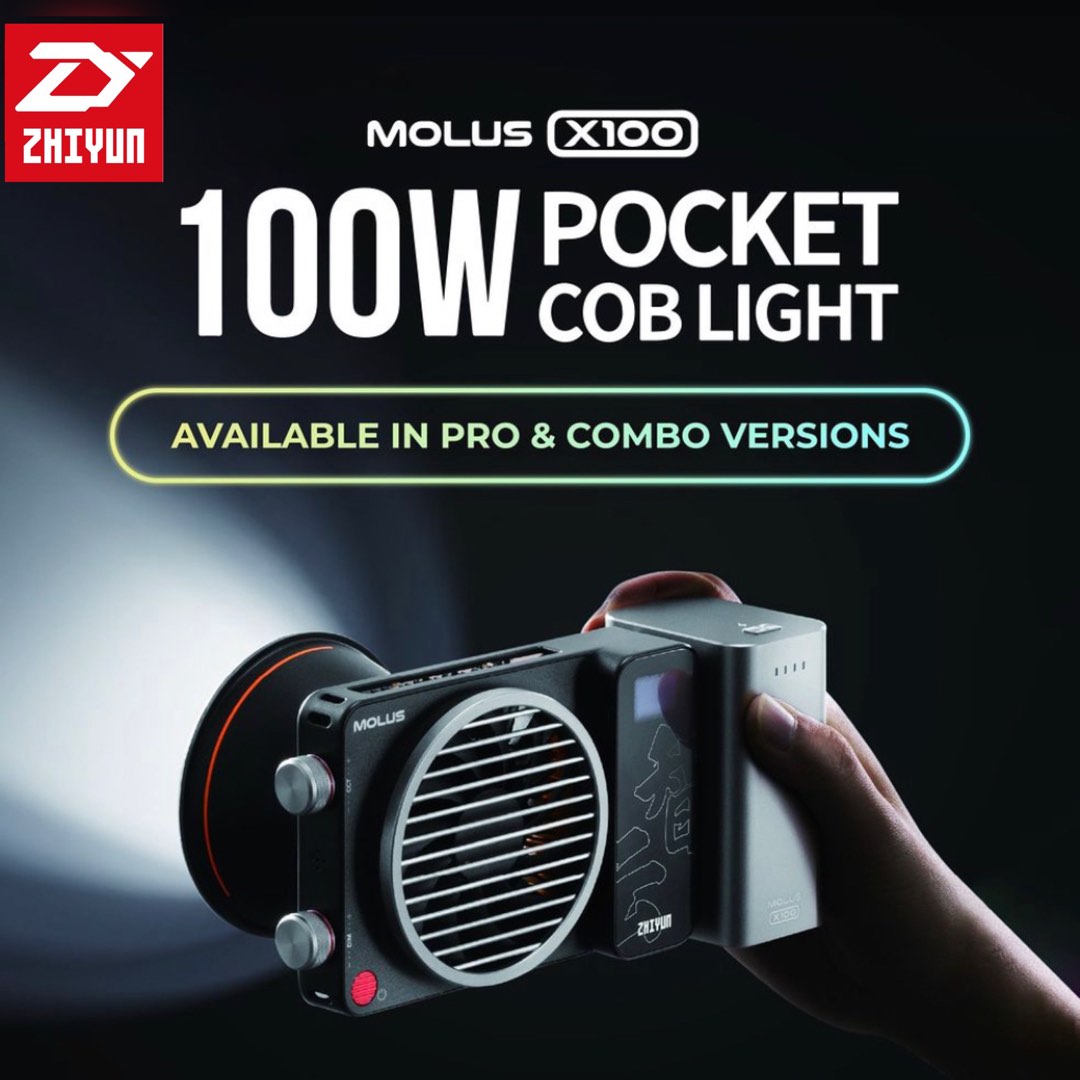 Zhiyun MOLUS X100 Bi-Color Led Light Combo Kit | Pro Kit, Photography ...