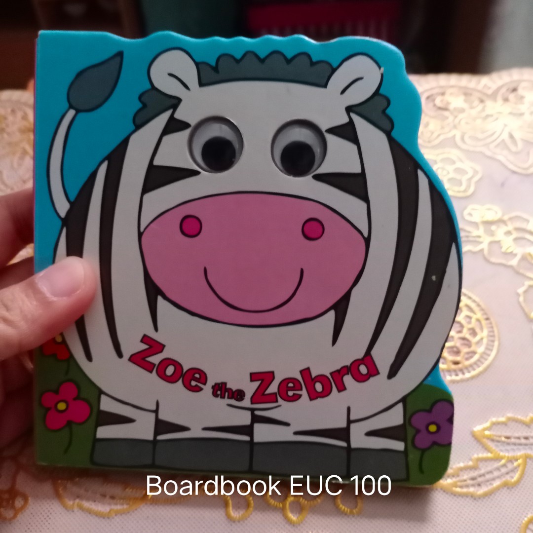 Zoe the Zebra Boardbook, Hobbies & Toys, Books & Magazines, Children's ...
