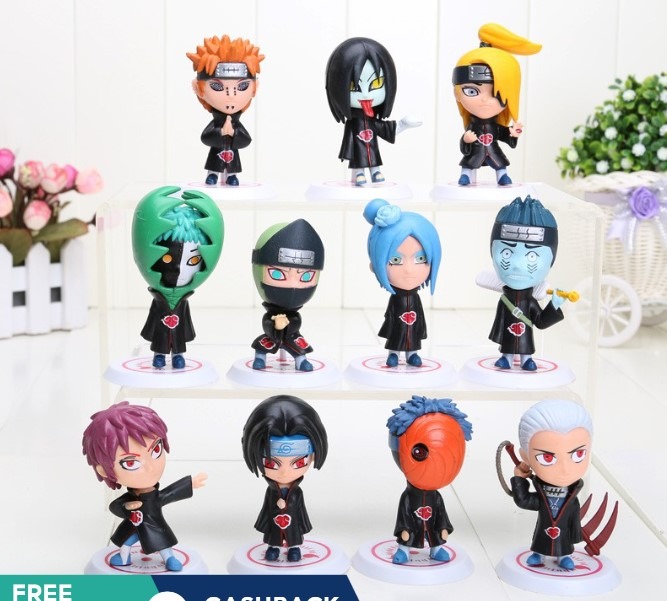 11Pcs/Set Naruto Akatsuki Uchiha Itachi Action Figures Toy, Hobbies ...