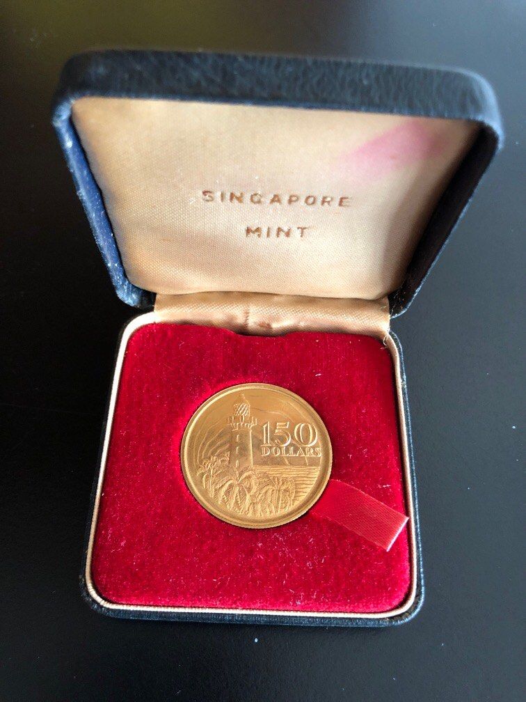 1969 Singapore $150 Gold Coin, Hobbies & Toys, Memorabilia ...
