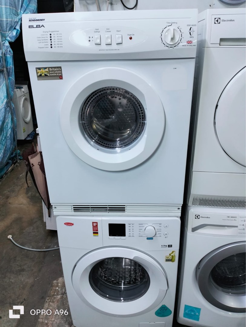 8.5/6KG Washing Machine and Vented Dryer (Pair), TV & Home Appliances ...