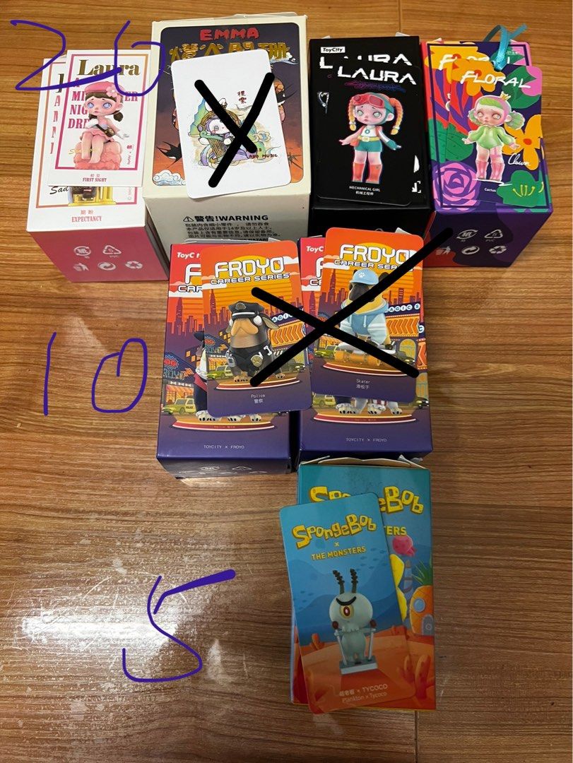 [超低價清盒] 盲盒 隱藏 Dimoo Labubu Sp Skullpanda lulu 豬 laura popmart bobo coco ...