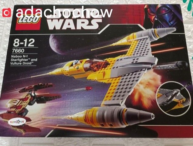 全新未開盒 Lego 7660 Naboo N1 Starfighter Star Wars 星戰系列 (2007年出產), 興趣及遊戲 ...