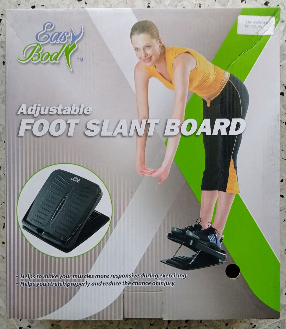 Adjustable Foot Slant Board, Sports Equipment, Exercise & Fitness ...