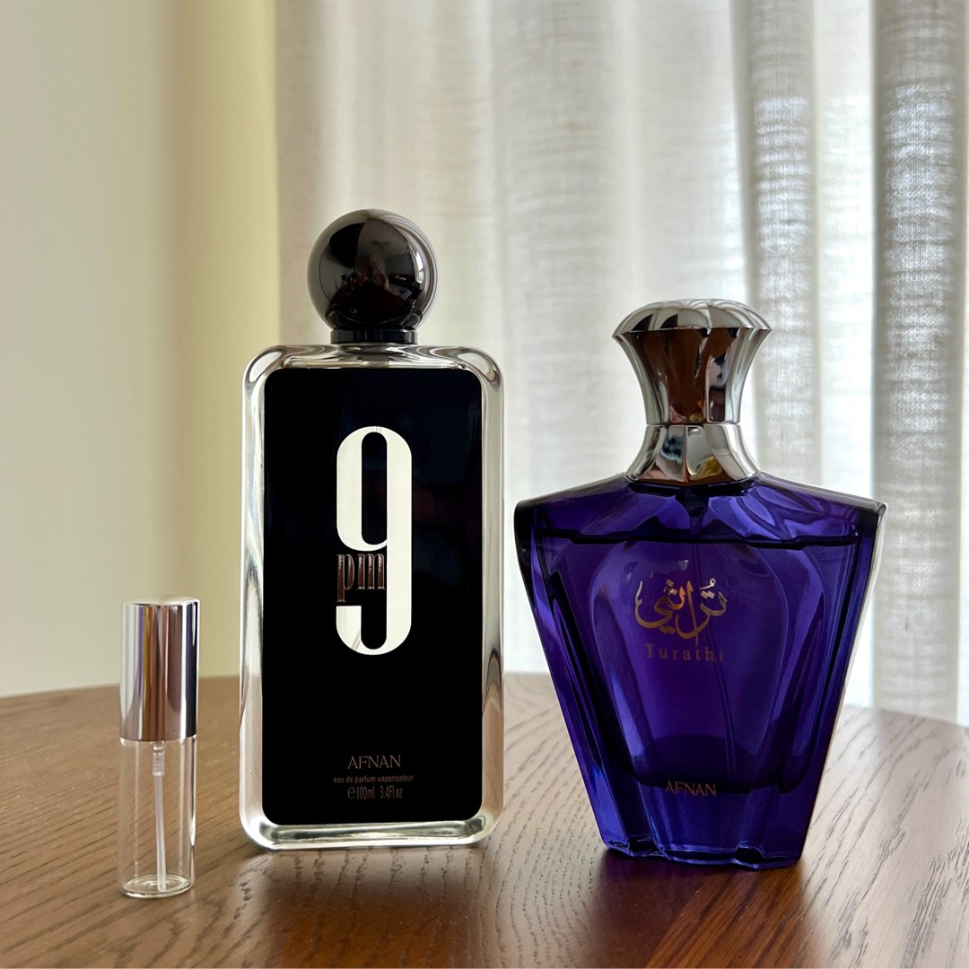 Afnan 9PM / Turathi Blue [Decant], Beauty & Personal Care, Fragrance ...