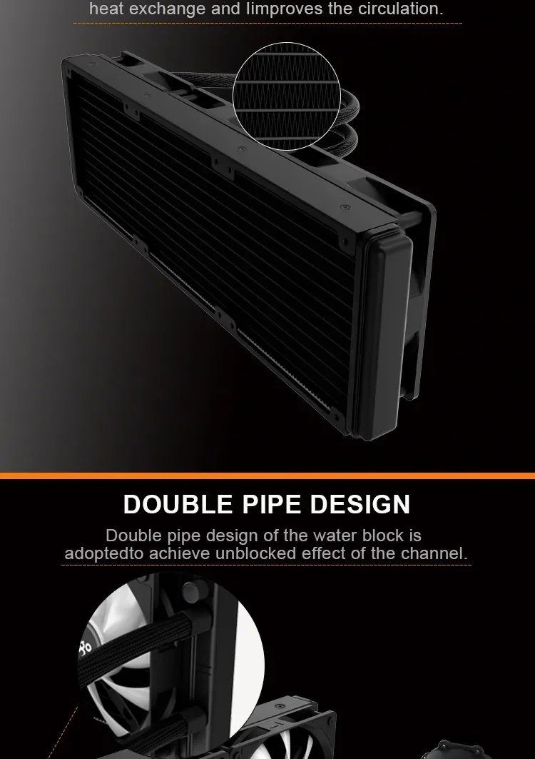 Aigo Water Cooler CPU Cooling Computer RGB Water Cooling Heatsink ...