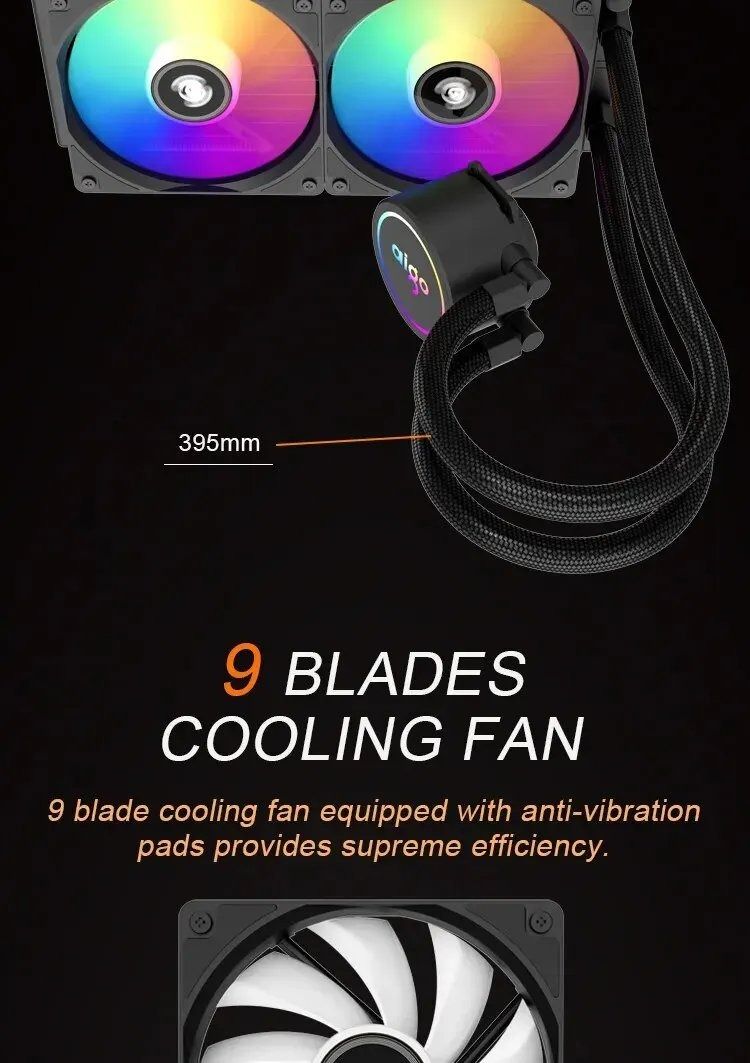 Aigo Water Cooler CPU Cooling Computer RGB Water Cooling Heatsink ...