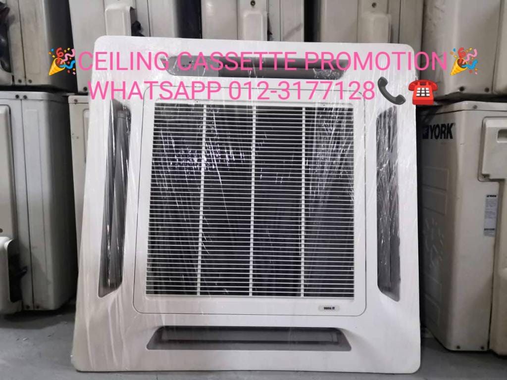 Aircond CEILING CASSETTE EXPOSED 2hp 2.5hp 3hp 5hp York Acson Daikin Free Installation service ...