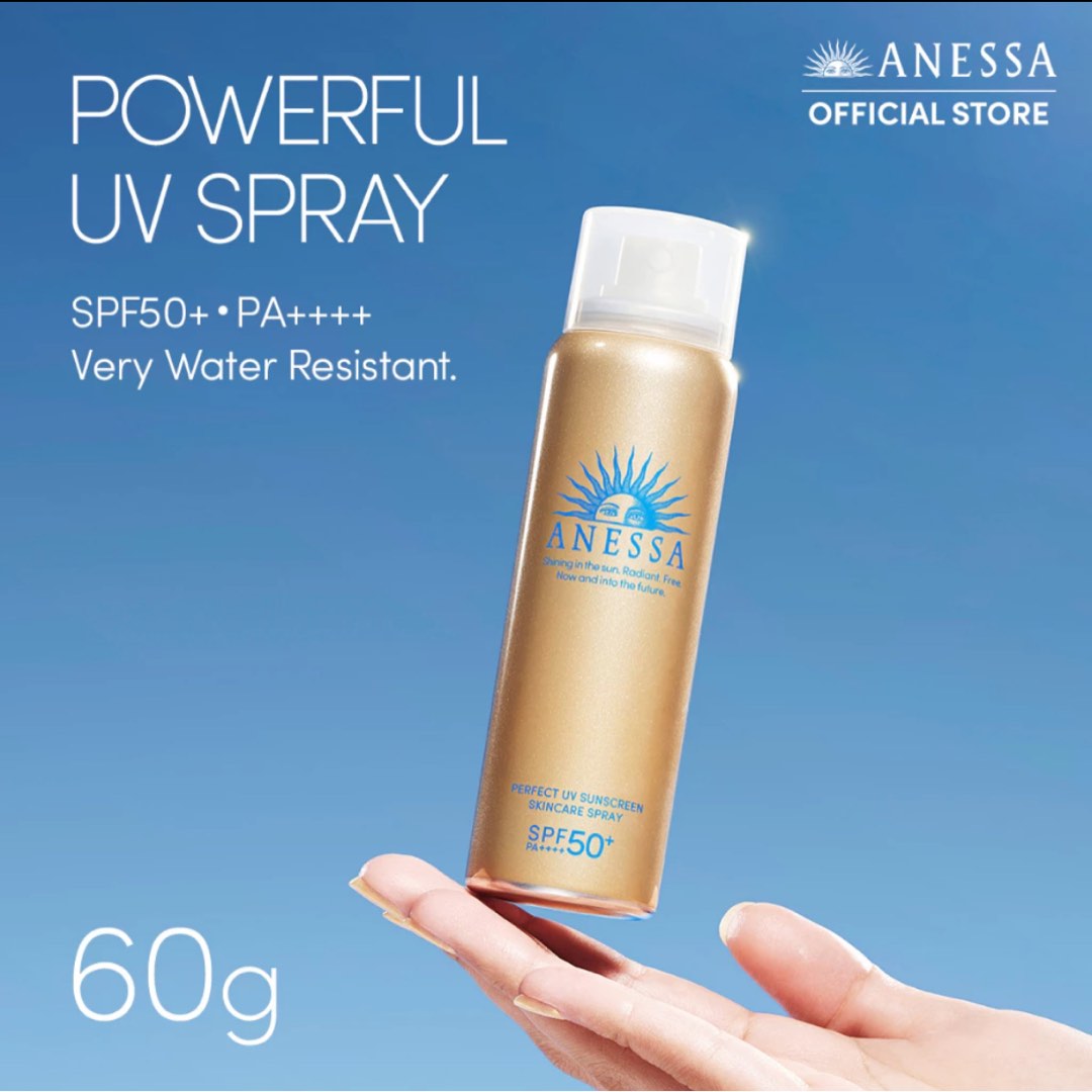 ANESSA perfect UV sunscreen skincare spray 60g, Beauty & Personal Care ...
