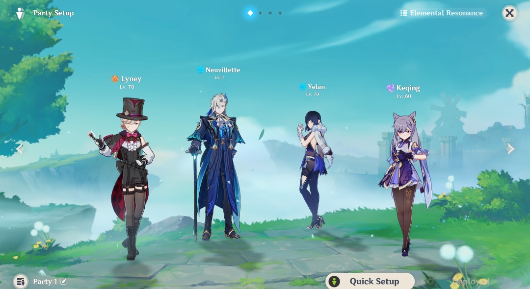 AR39 Lyney C1 and Sig, Neuvillette, Yelan, Keqing, Video Gaming, Video ...