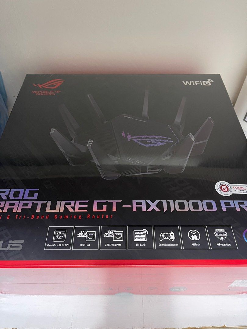 Asus ROG AX 11000 wifi 6, Computers & Tech, Parts & Accessories ...