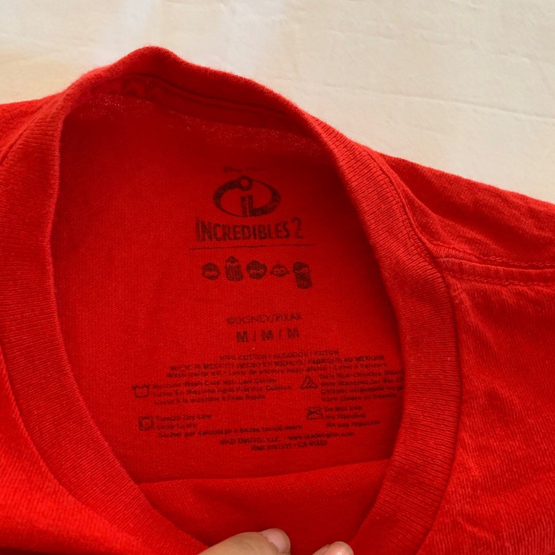 Authentic Incredibles Shirt/ Incredibles Top/ Red Shirt, Men's Fashion ...
