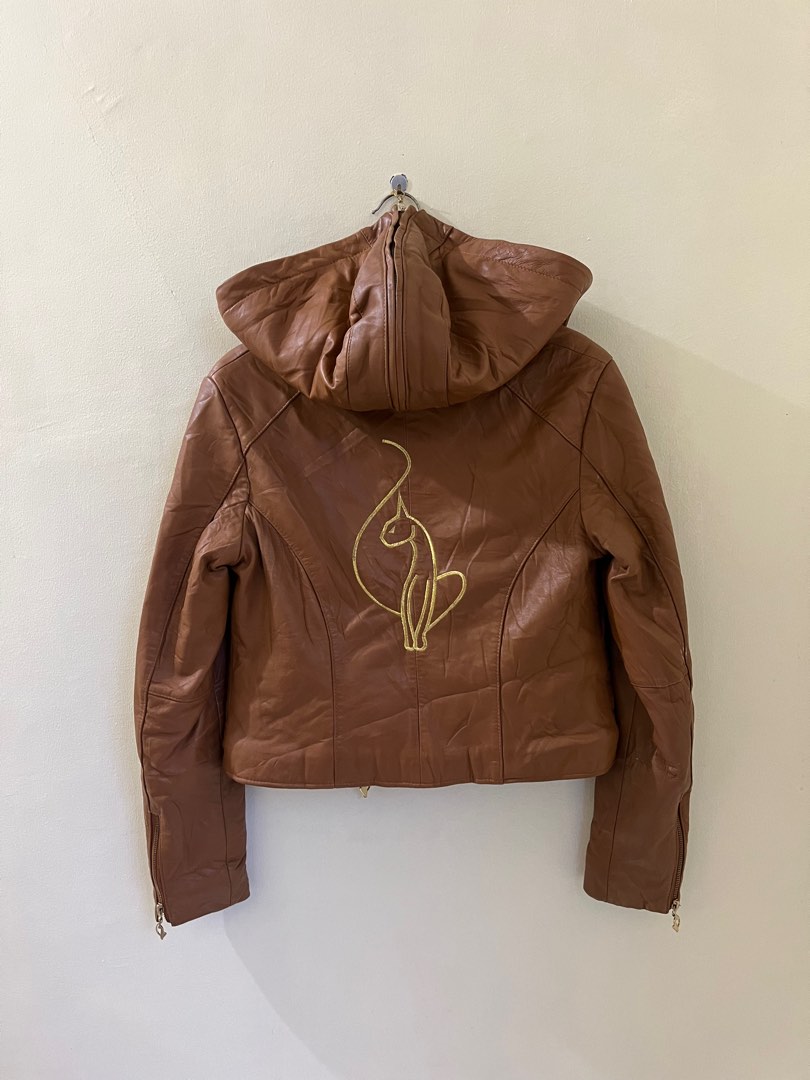 BABY PHAT Genuine Leather jacket, Women's Fashion, Coats, Jackets and ...