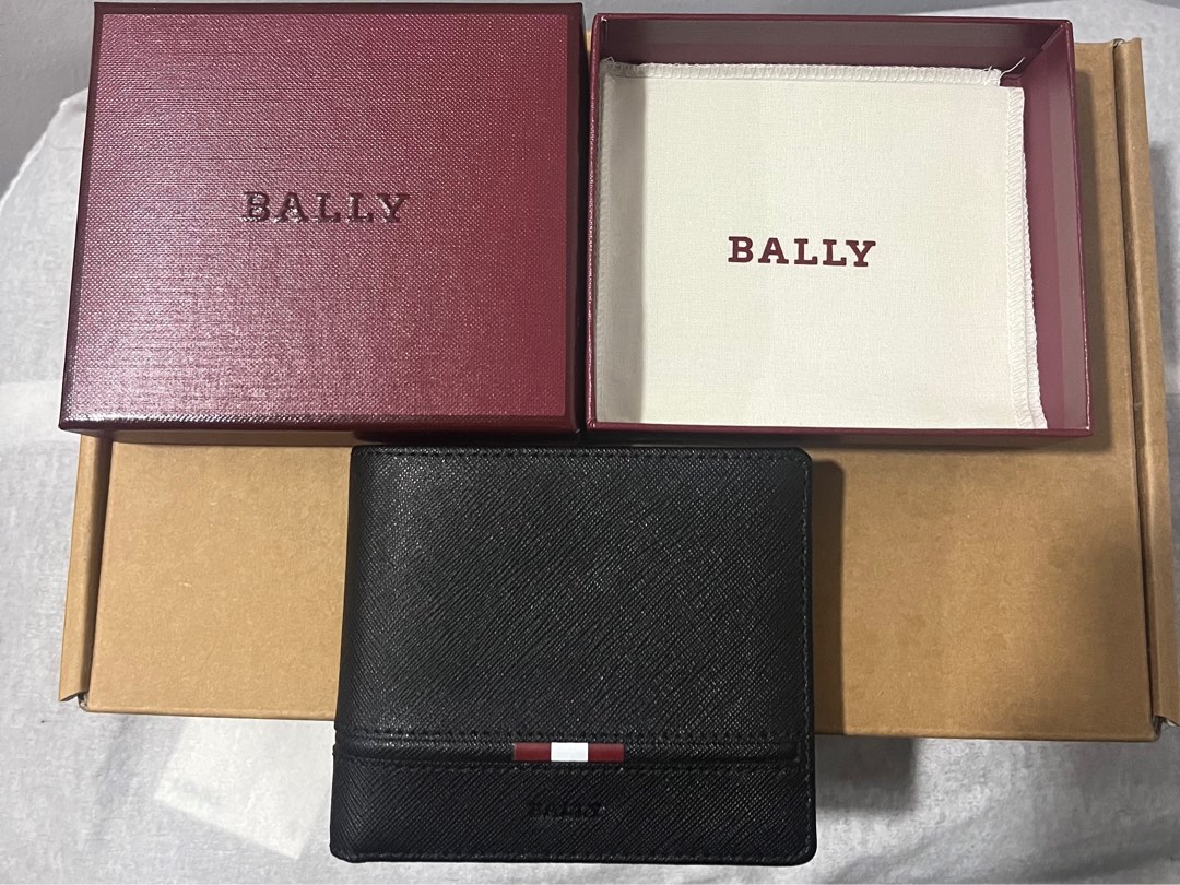 Bally Bifold Leather Wallet with Coin Compartment, Men's Fashion, Watches & Accessories, Wallets ...
