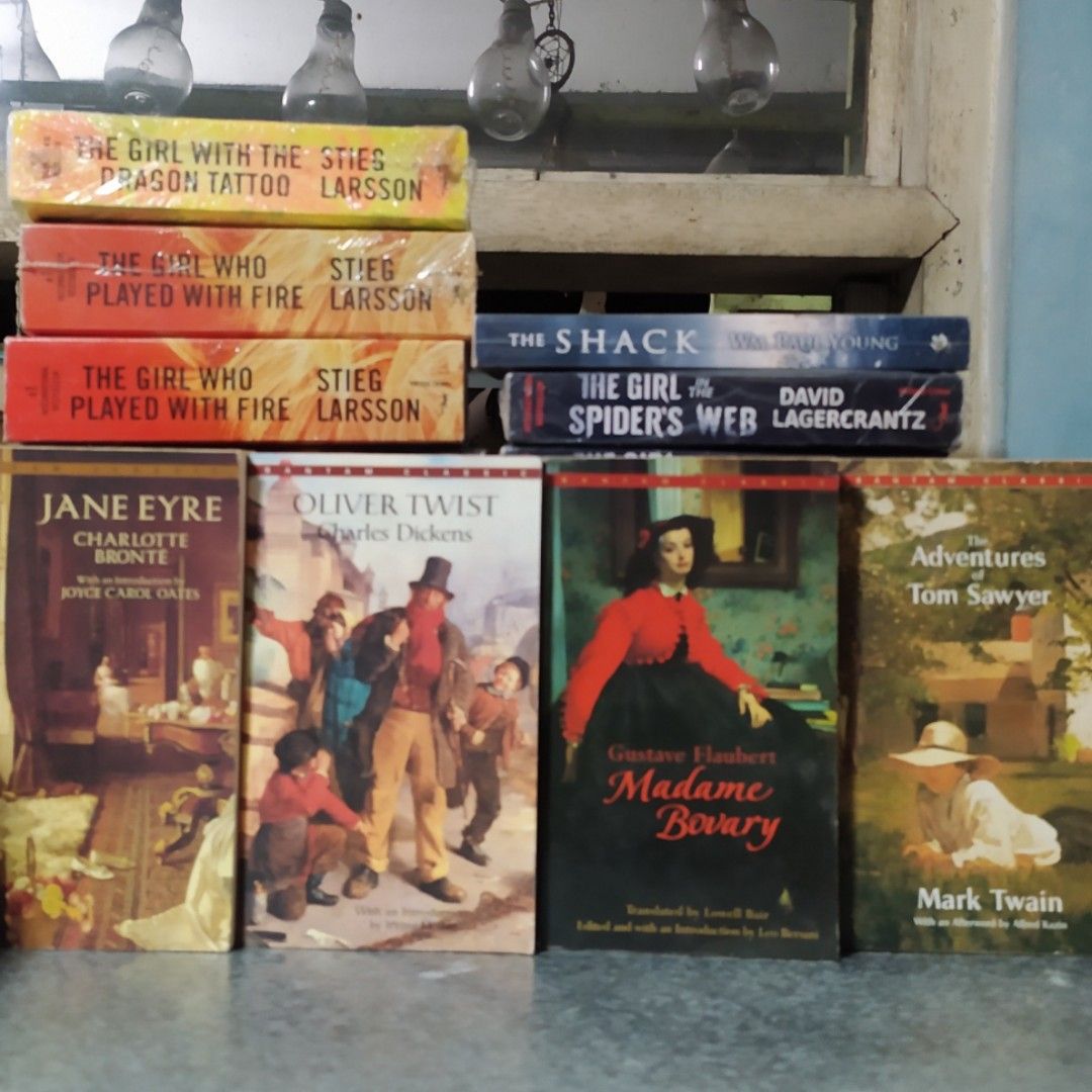Bantam Classic Jane Eyre Madame Bovary Oliver Twist Adventure of Tom ...