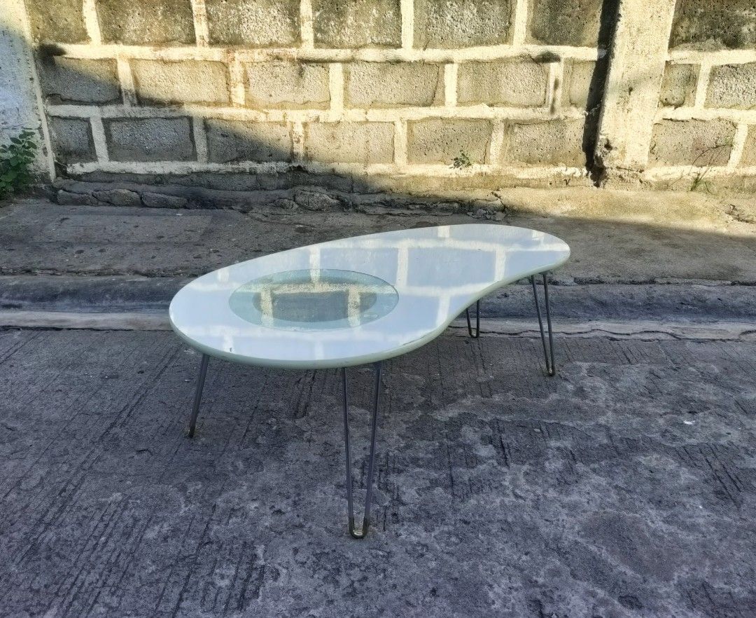 Bean Shaped Coffee Table Foldable, Furniture & Home Living, Furniture ...