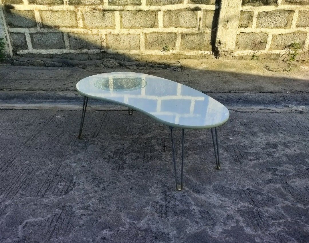 Bean Shaped Coffee Table Foldable, Furniture & Home Living, Furniture ...