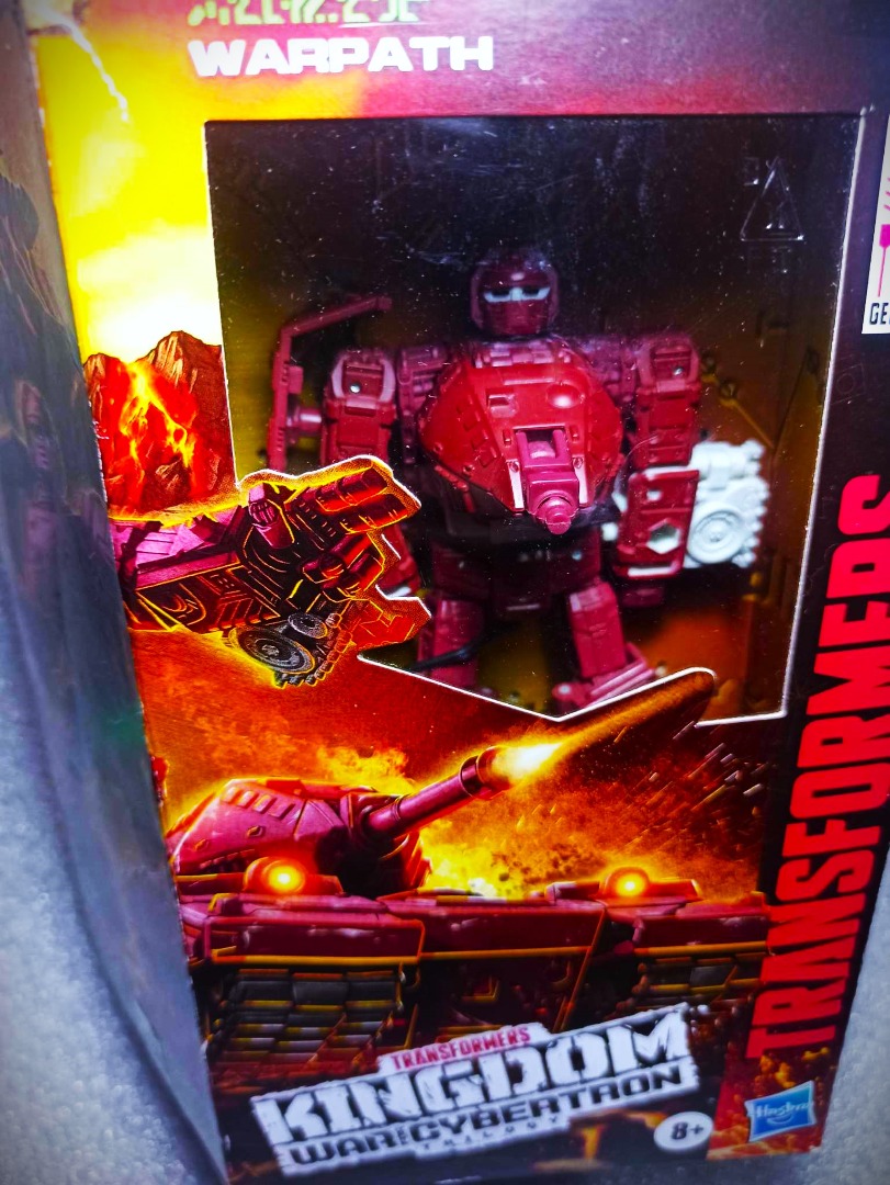 BIB WARPATH Kingdom Deluxe Class Hasbro Autobot Transformers, Hobbies ...