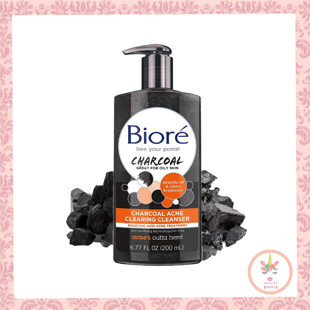 BIORE CHARCOAL ACNE CLEANSER 200mL, Beauty & Personal Care, Face, Face ...