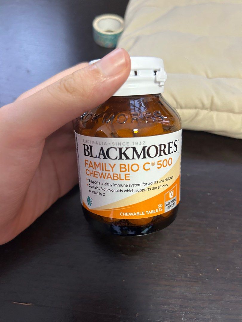 Blackmores Bio C 500 Chewable 50s, Health & Nutrition, Health ...
